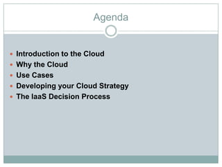 Developing Your Cloud Strategy | PPT