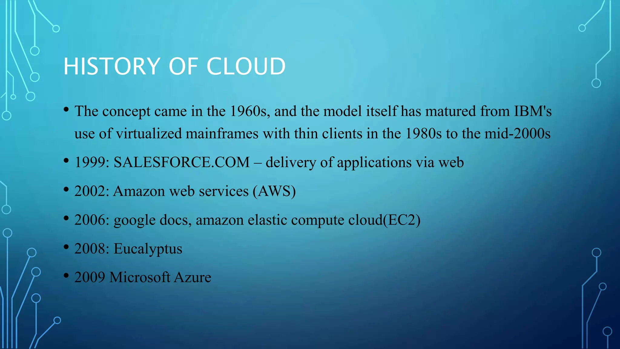 Cloud broadcasting and computing | PPTX