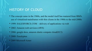Cloud broadcasting and computing | PPT