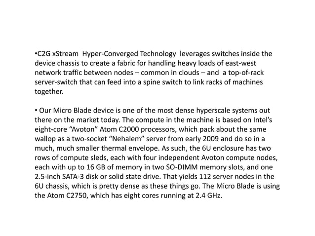 Cloud2Ground xtream hyper converged cloud platform | PPT