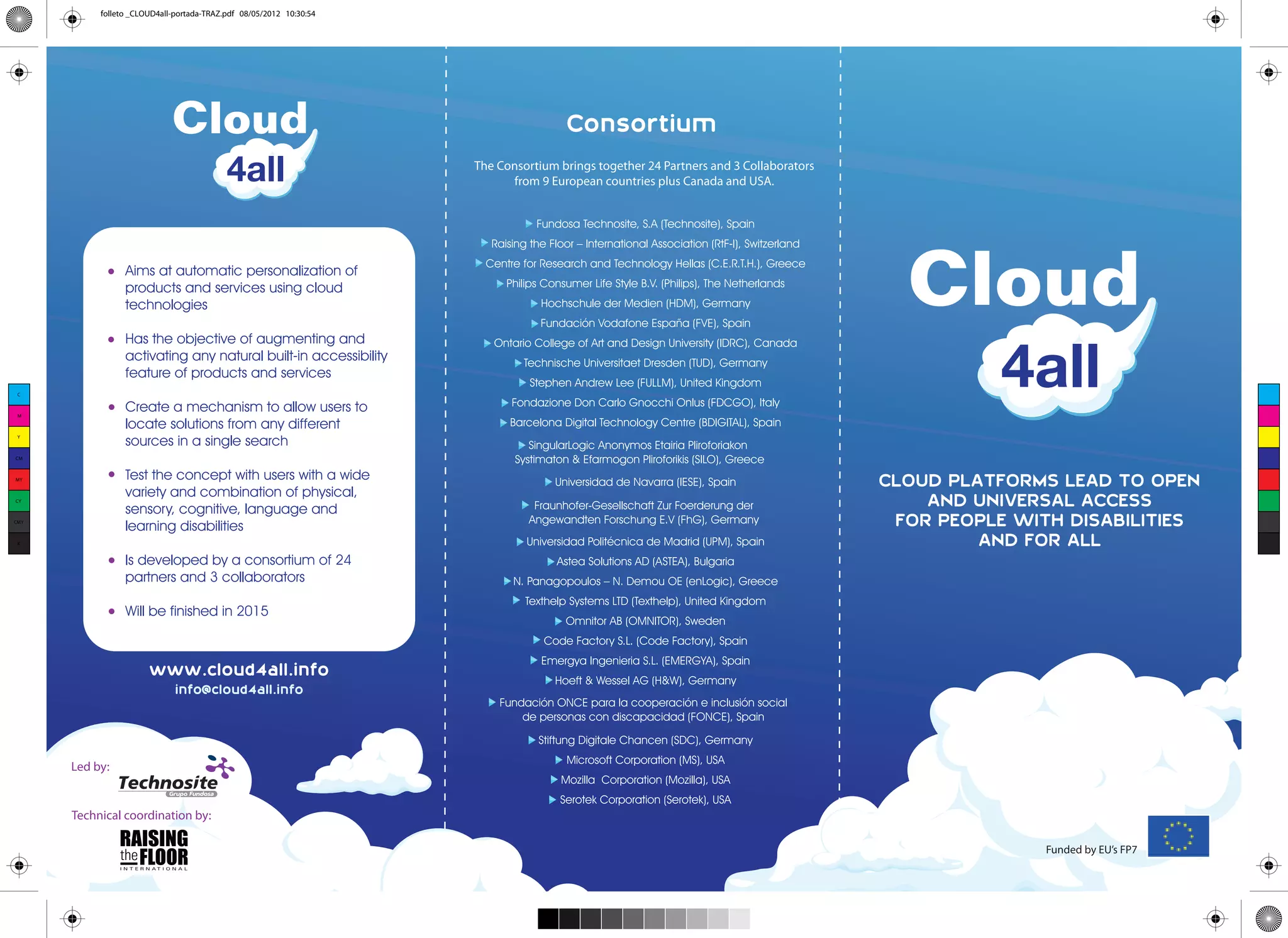 Cloud4all leaflet | PDF