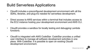 AWS Cloud9 | PPTX | Cloud Computing | Internet