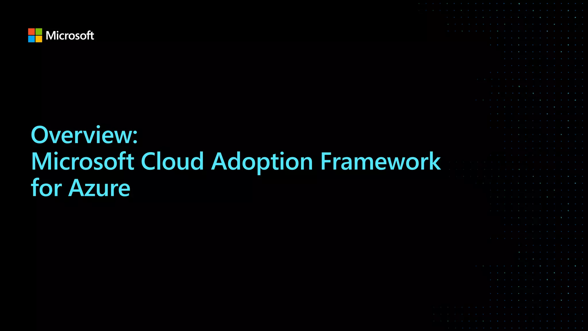 Cloud Adoption Framework - Overview_partner.pptx | Cloud Computing ...