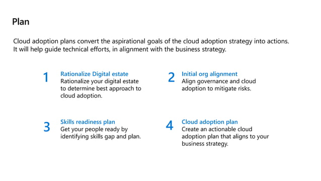 Cloud Adoption Framework Overview Deck (PPT 1).pptx | Cloud Computing | Internet