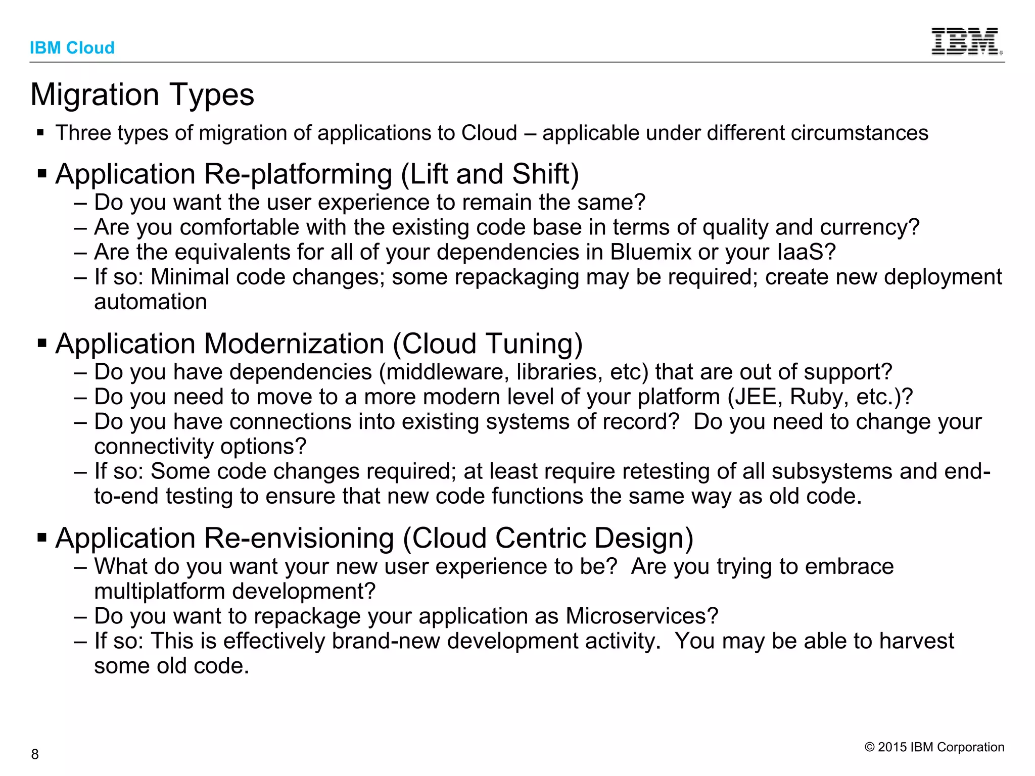 Cloud adoption patterns | PPT