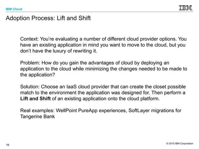 Cloud adoption patterns | PPT