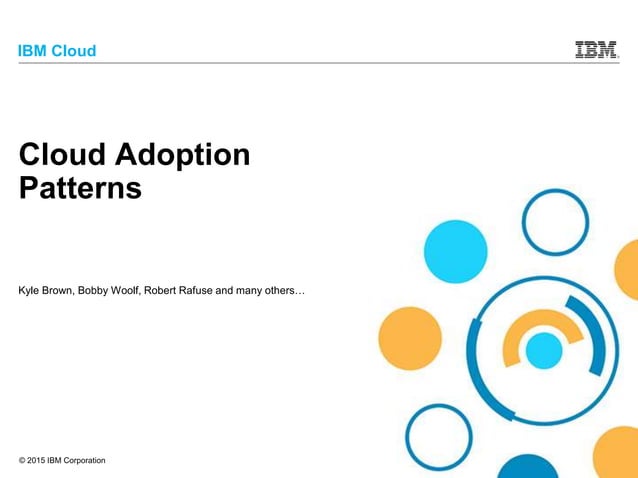 Cloud adoption patterns | PPT