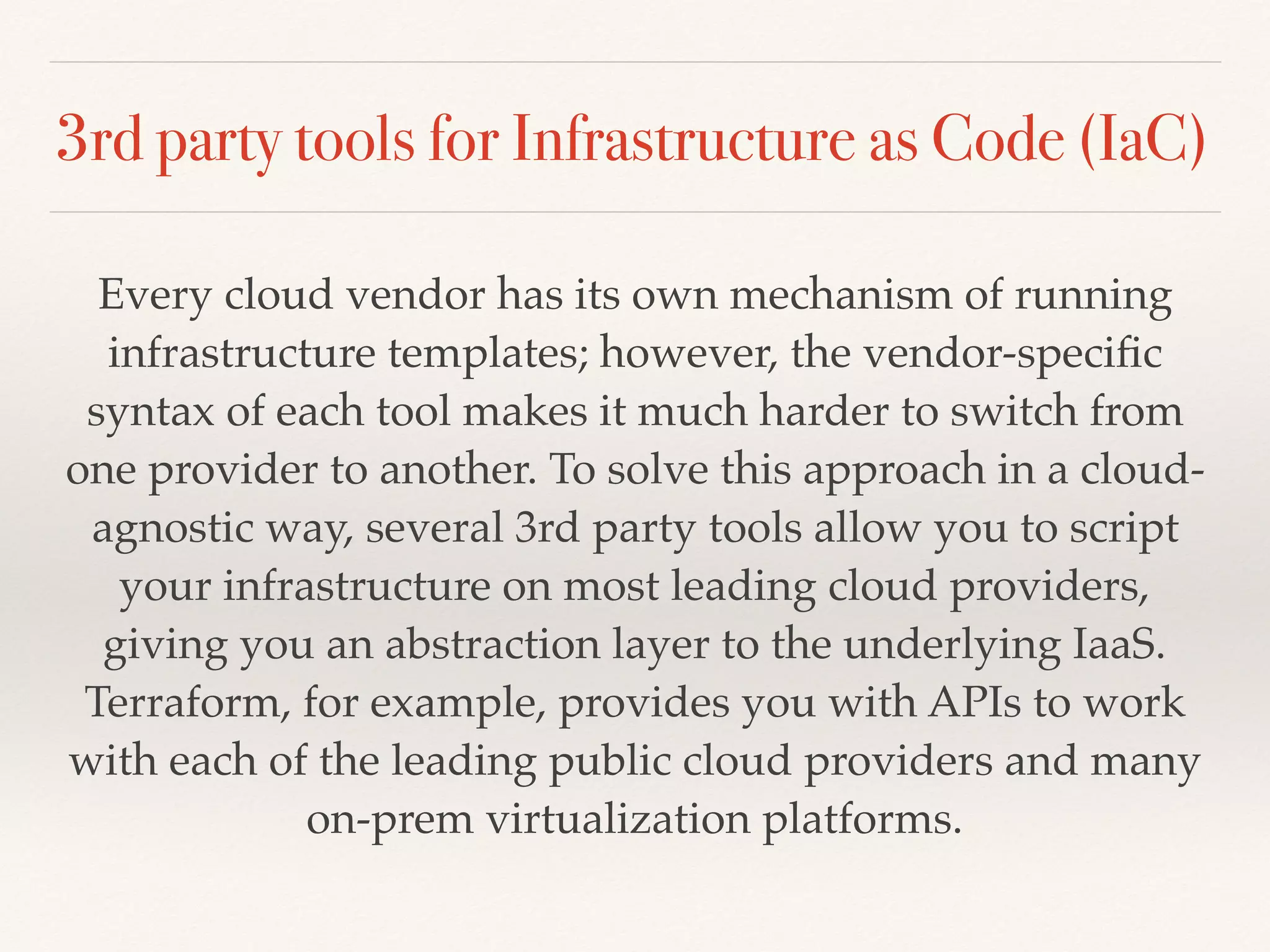 Cloud agnostic - an approach you might want to avoid | PDF