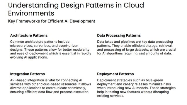 Cloud AI Deployment Design Patterns - Learn the Basic Deployment Patterns | PPT