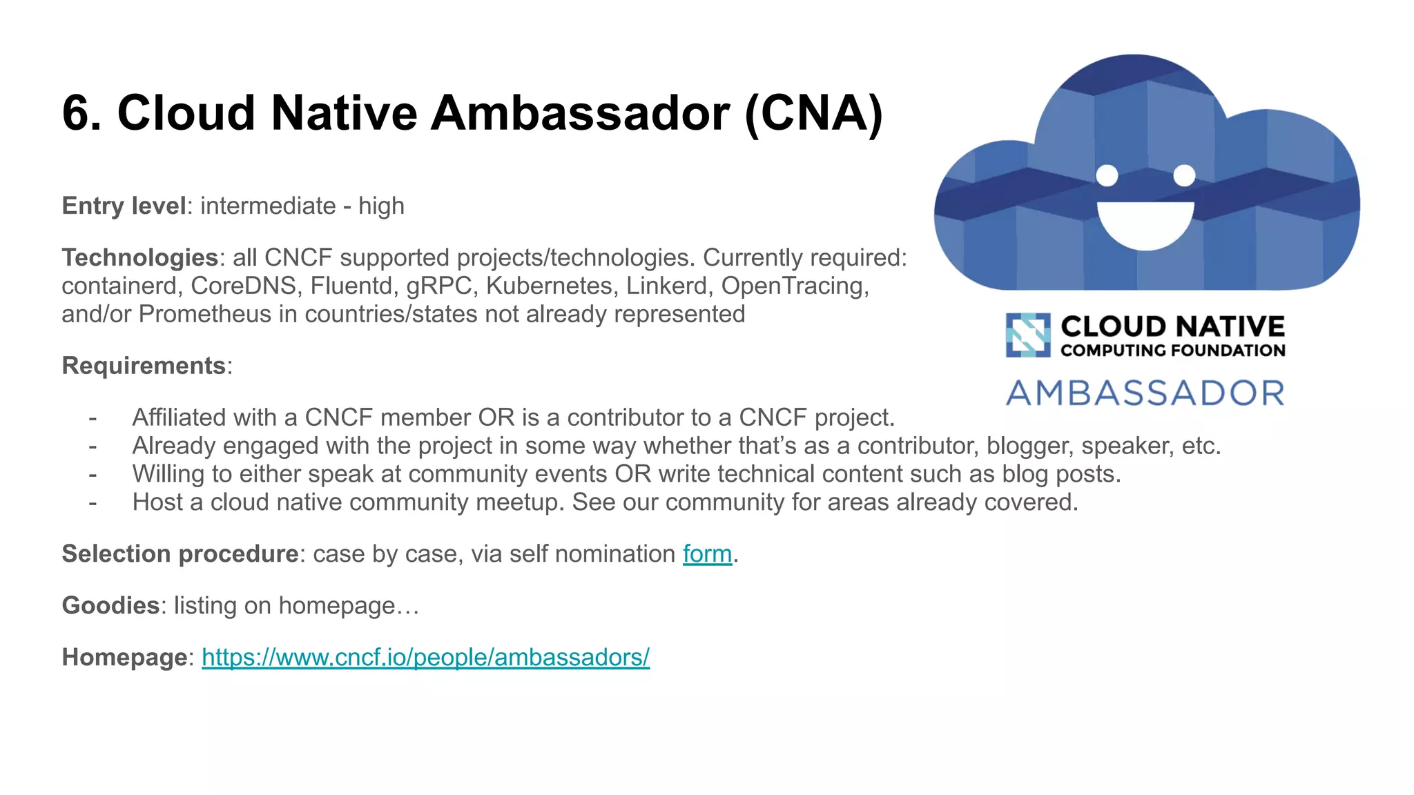 Cloud Ambassador Programs | PPT