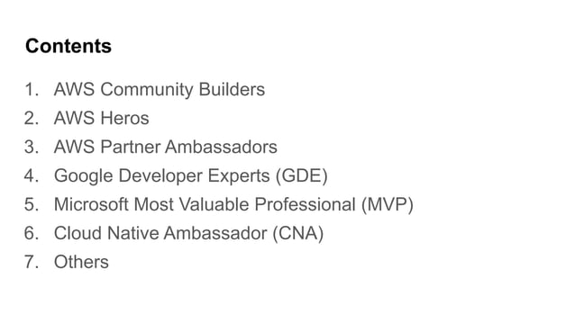 Cloud Ambassador Programs | PPT