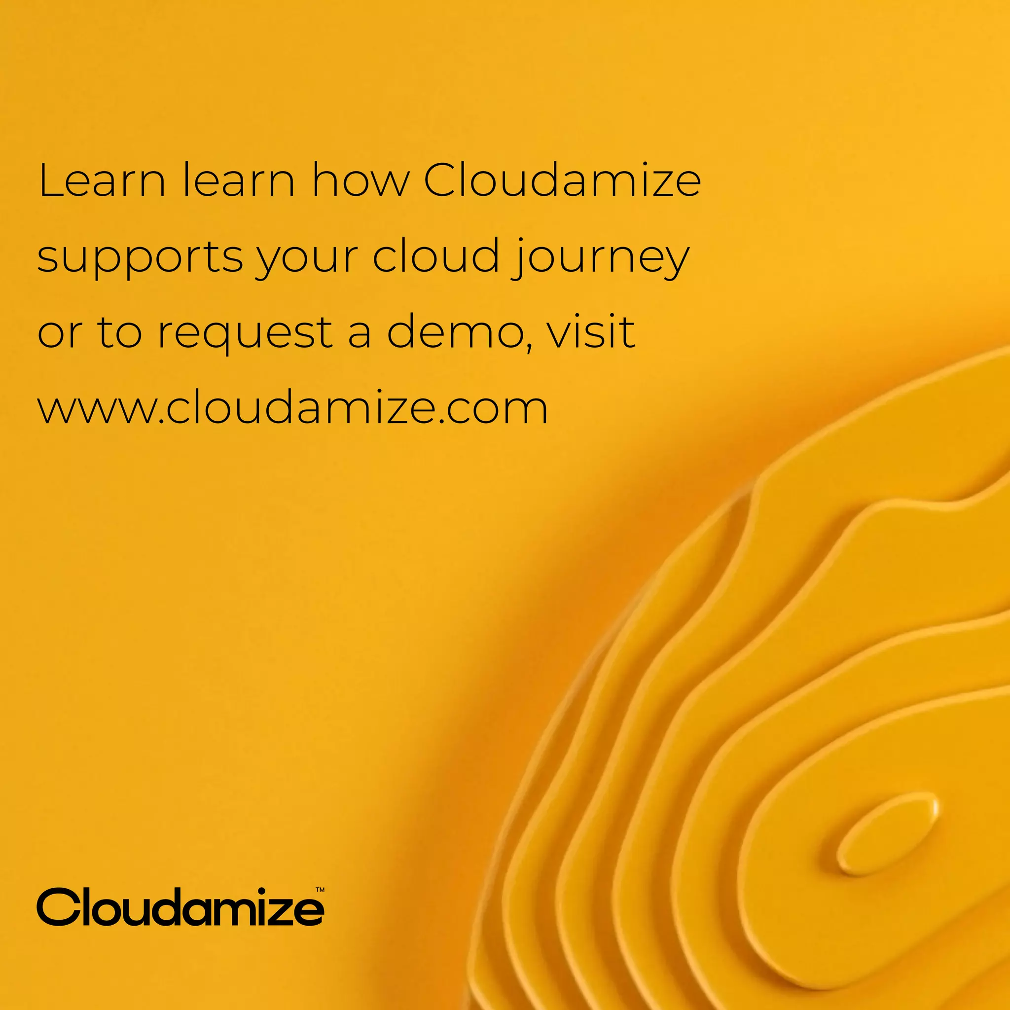 Cloudamize Overview | PDF