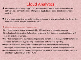 Cloud analytics | PPT