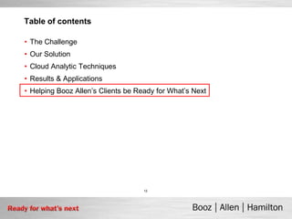 Improving Intelligence Analysis Through Cloud Analytics | PPT