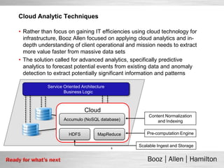 Improving Intelligence Analysis Through Cloud Analytics | PPT