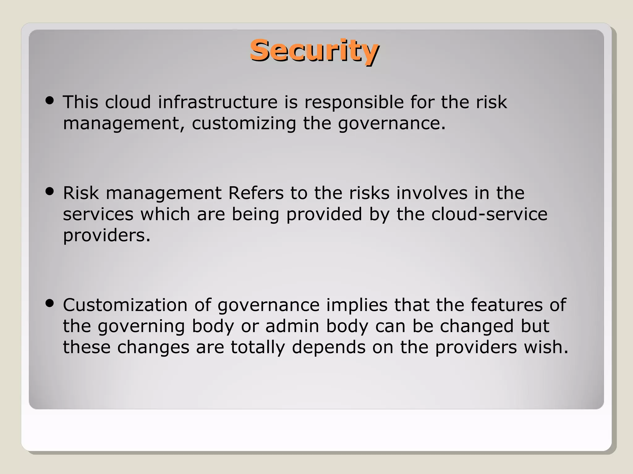 Cloud and dynamic infrastructure | PPT