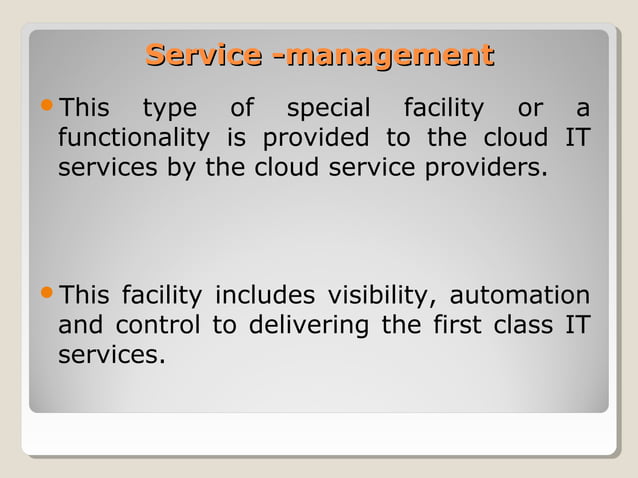 Cloud and dynamic infrastructure | PPT