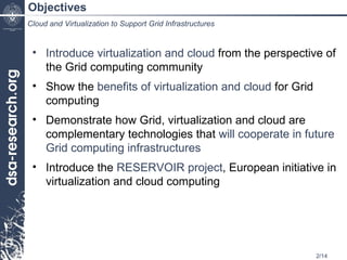 Cloud And Virtualization To Support Grid Infrastructures | PPT
