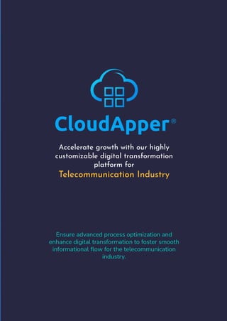 CloudApper for Telecommunication industry.pdf