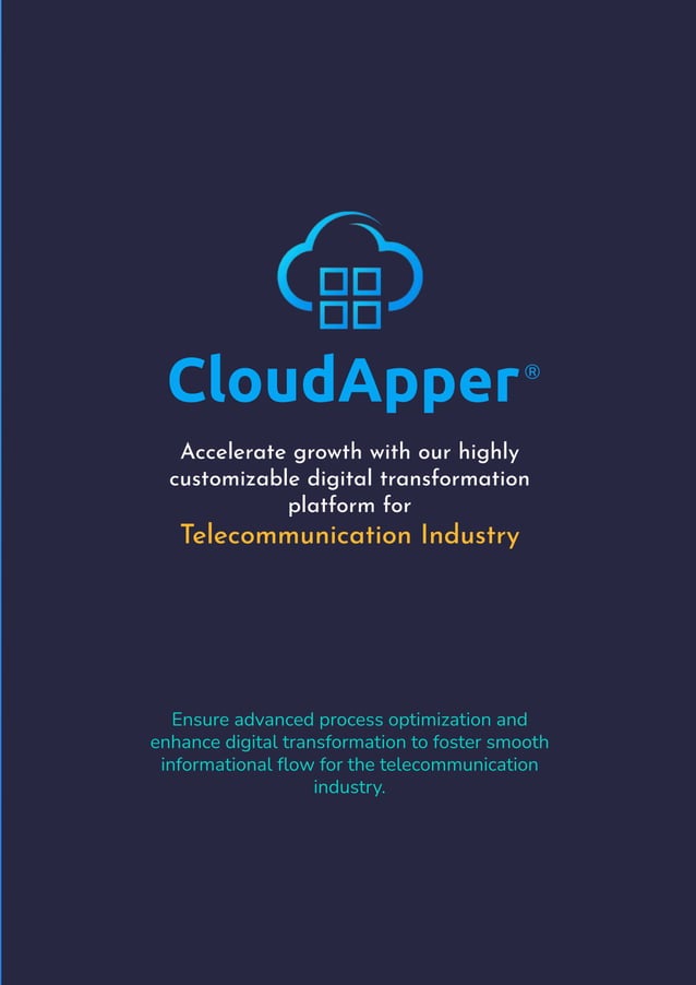 CloudApper for Telecommunication industry.pdf