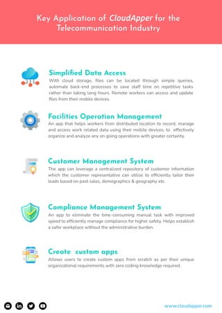 CloudApper for Telecommunication industry.pdf