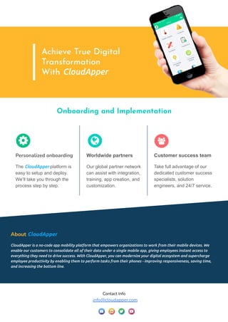 CloudApper For The Manufacturing Industry (Draft).pdf