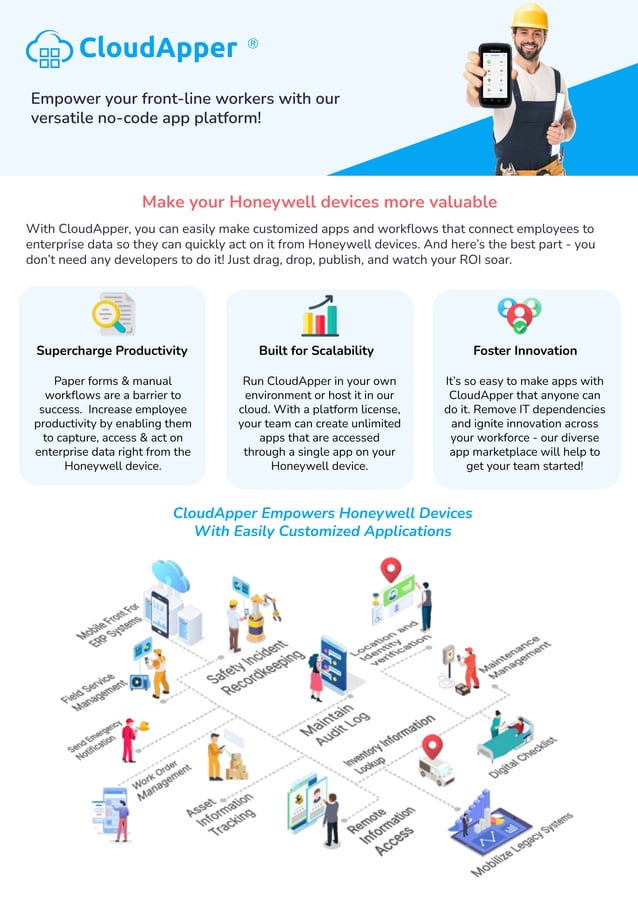CloudApper Honeywell Datasheet.pdf | Cloud Computing | Internet