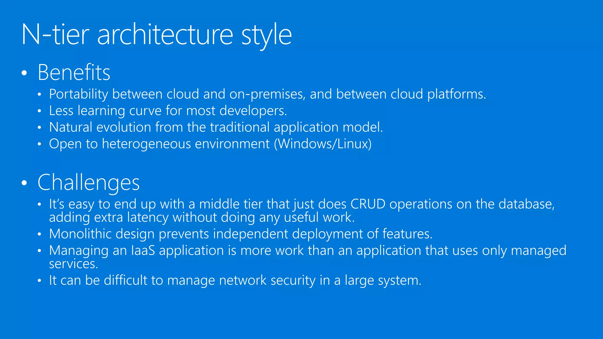 Cloud application architecture with Microsoft Azure | PDF