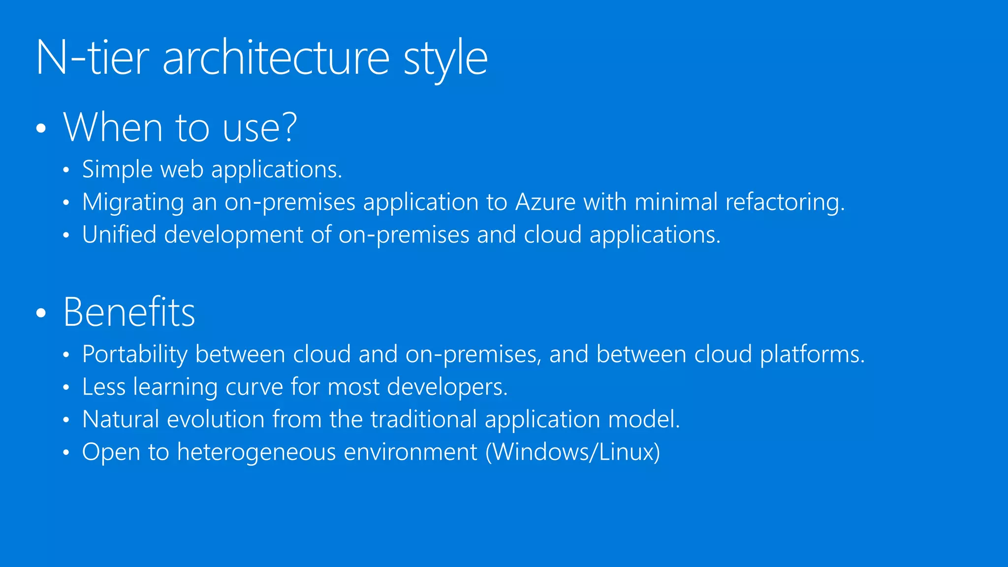 Cloud application architecture with Microsoft Azure | PDF