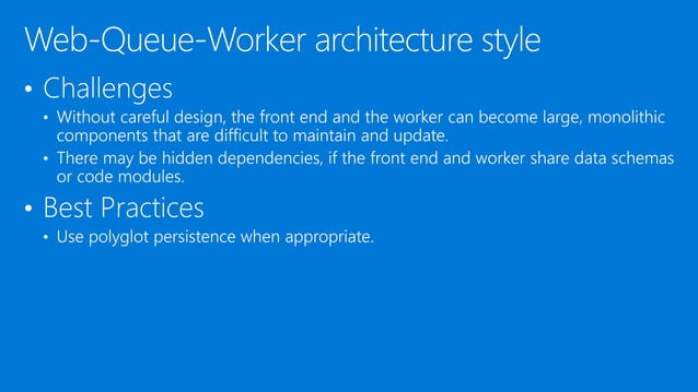 Cloud application architecture with Microsoft Azure | PDF