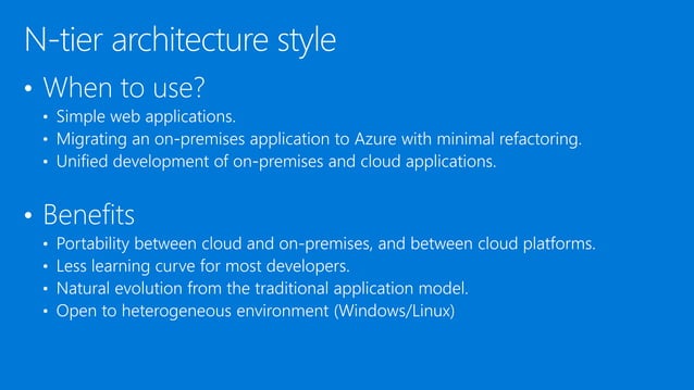 Cloud application architecture with Microsoft Azure | PDF
