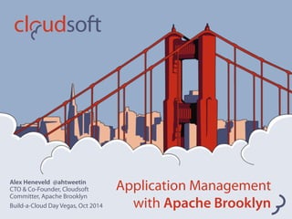 Cloud Application Blueprints with Apache Brooklyn by Alex Henevald | PDF