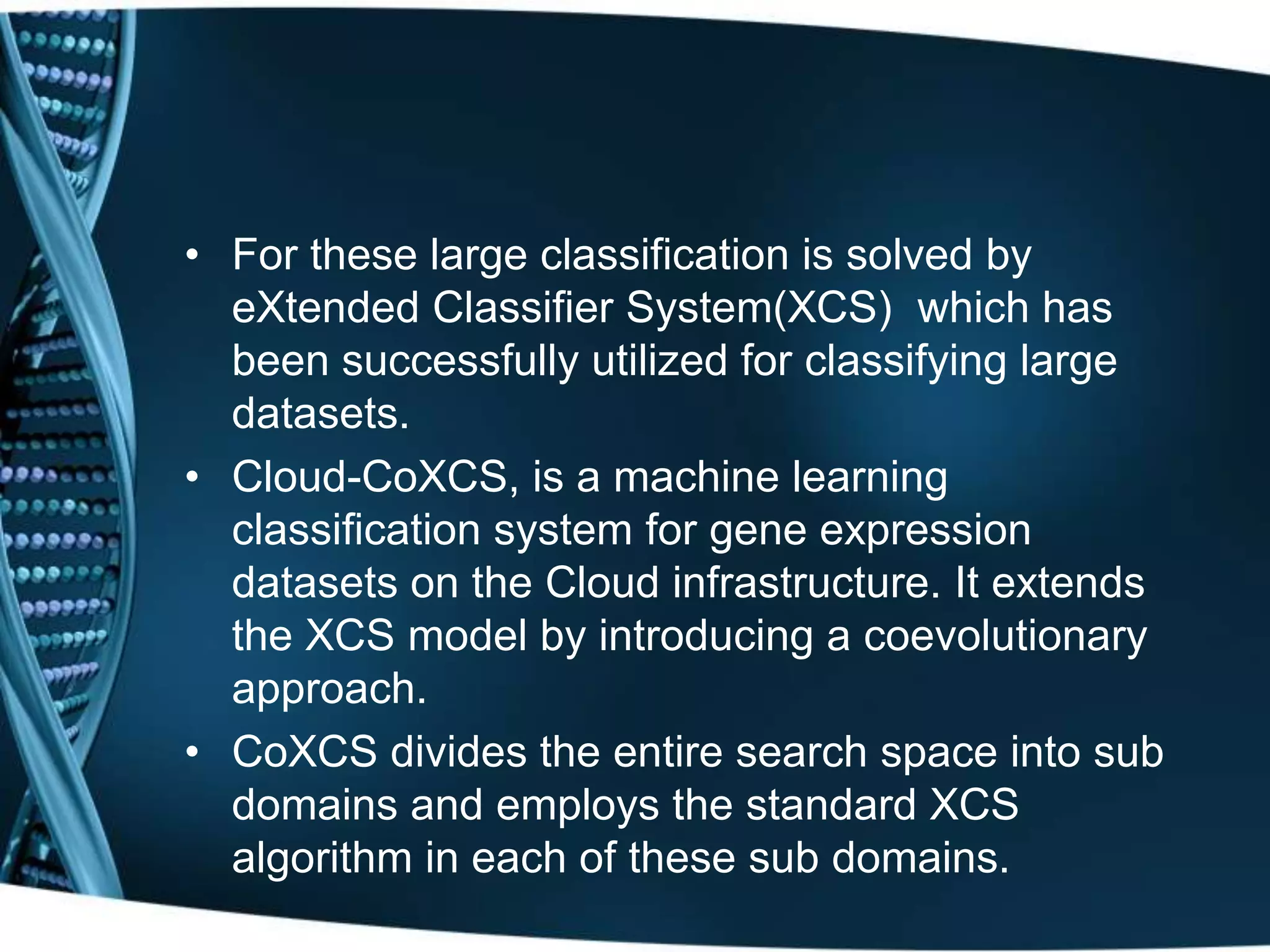 Cloud applications - Protein Structure Predication and gene expression data analysis | PPTX