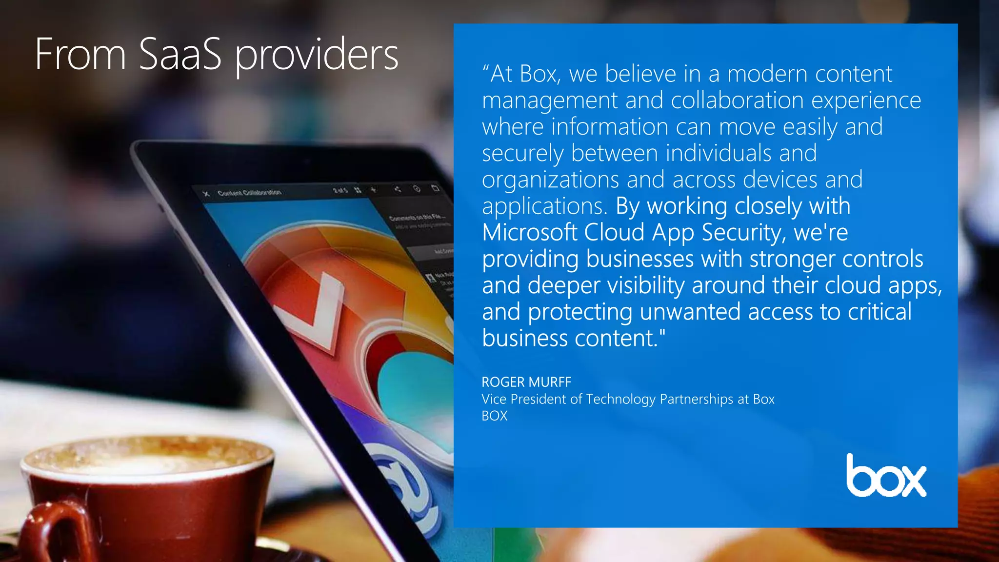 Microsoft Cloud Application Security Overview | PPTX