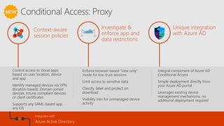 Microsoft Cloud Application Security Overview | PPTX