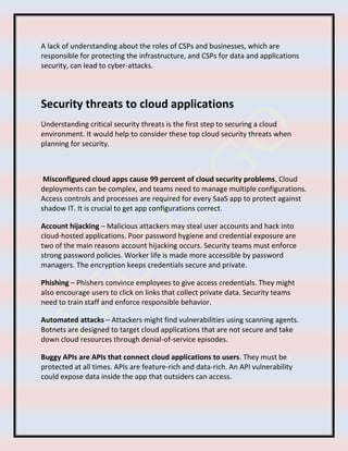Cloud Application Security Best Practices To follow.pdf | Cloud Computing | Internet