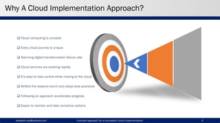 A simple approach to a successful cloud implementation | PPT