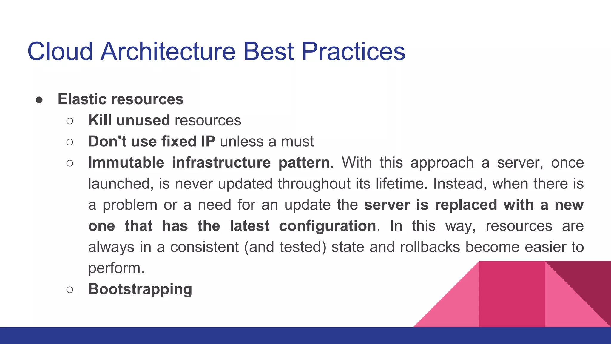 Cloud Architecture Best Practices Pptx Cloud Computing Internet