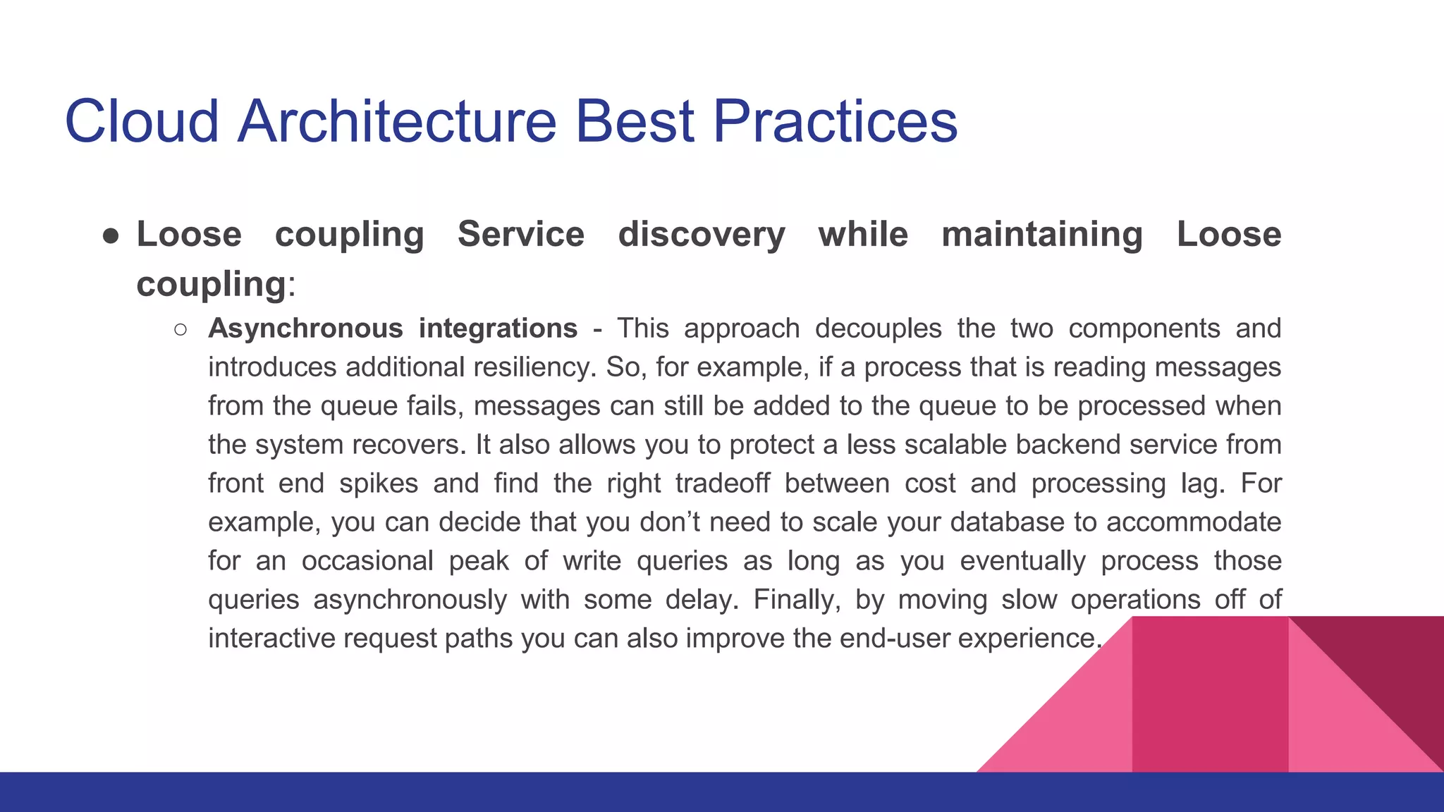 Cloud Architecture Best Practices Pptx Cloud Computing Internet
