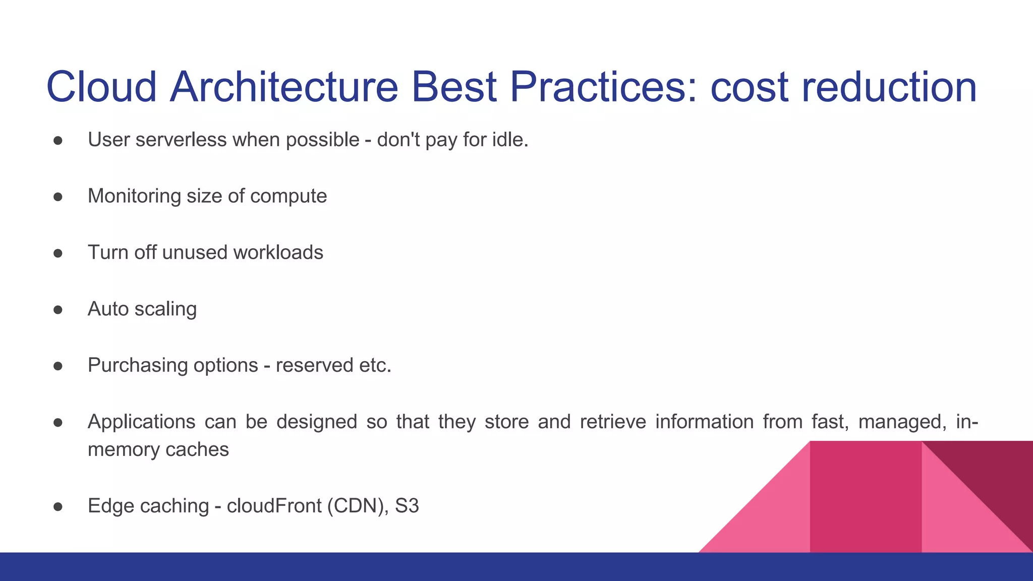 Cloud Architecture Best Practices Pptx Cloud Computing Internet