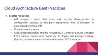 Cloud Architecture best practices | PPTX | Cloud Computing | Internet
