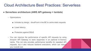 Cloud Architecture best practices | PPTX