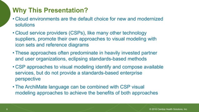 Cloud architecture with the ArchiMate Language | PDF | Cloud Computing | Internet