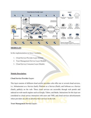 Cloud armor:Supporting Reputation-Based Trust Management for Cloud Service | PDF | Cloud ...