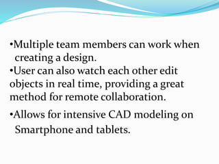 Cloud based cad modeling | PPTX