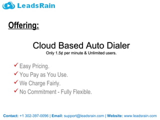 Cloud based call center solution | PPT