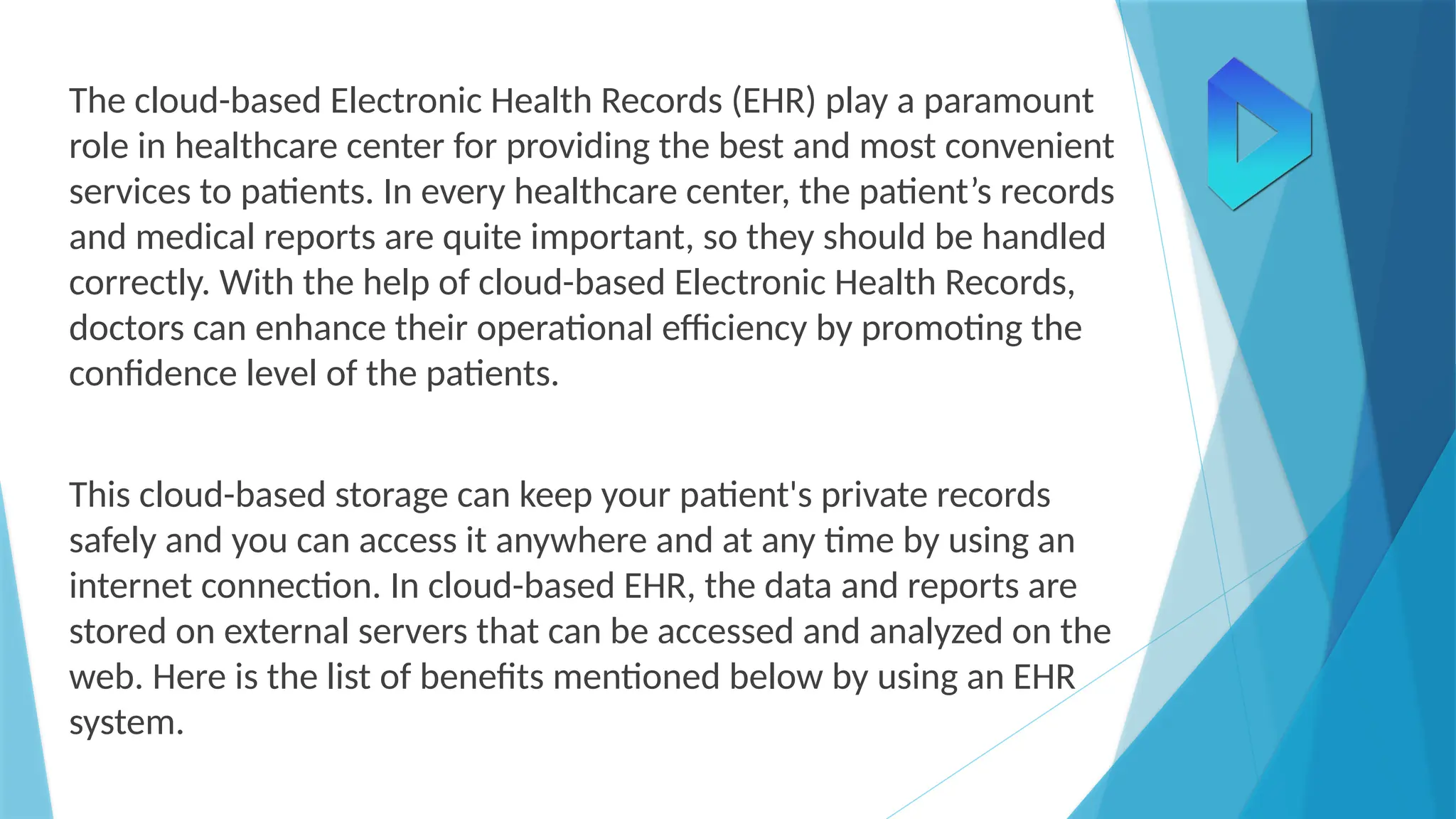 Cloud-Based EHR Software: A Step-by-Step Guide | PPT
