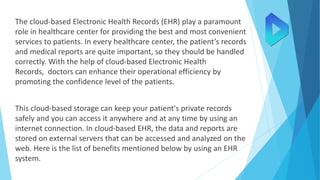 Cloud-Based EHR Software: A Step-by-Step Guide | PDF