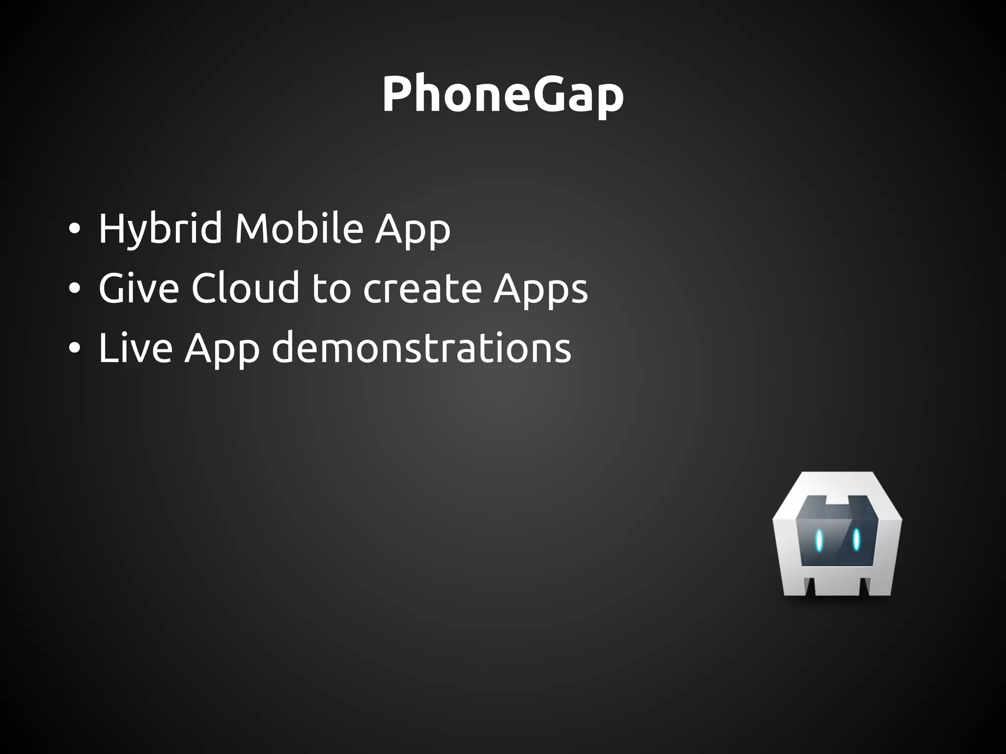 Cloud Based Mobile App Development Cit 2017 Ppt