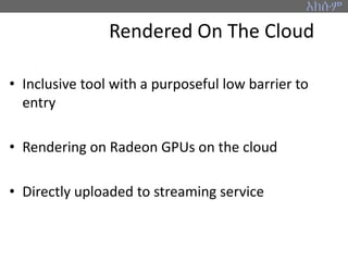 Cloud-based Render With Auteurist | PPT